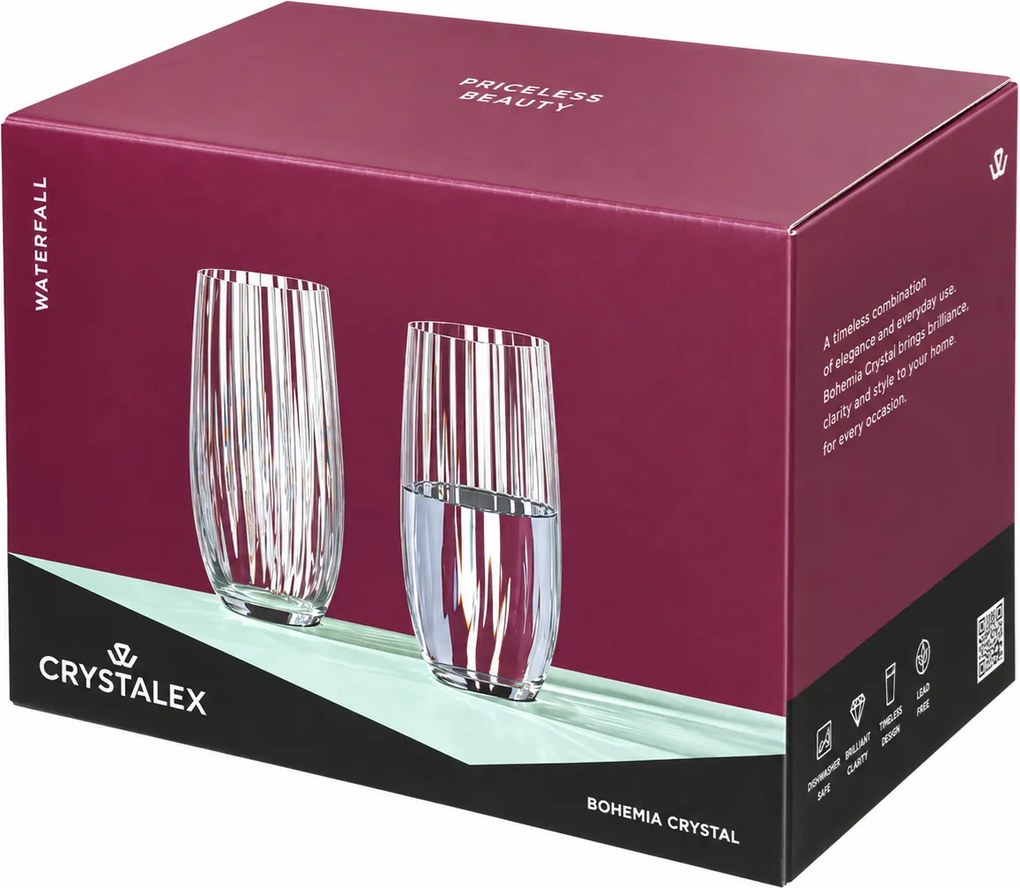 Crystalex sklenice Waterfall 350 ml 6 ks