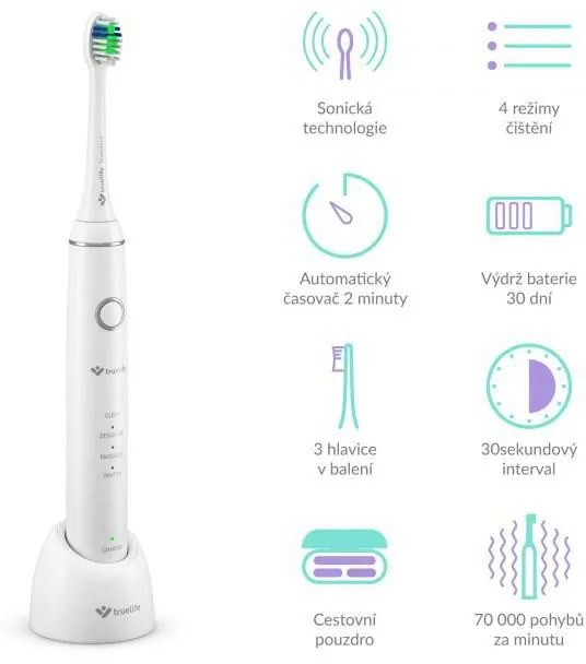 TrueLife Sonický zubní kartáček SonicBrush Compact