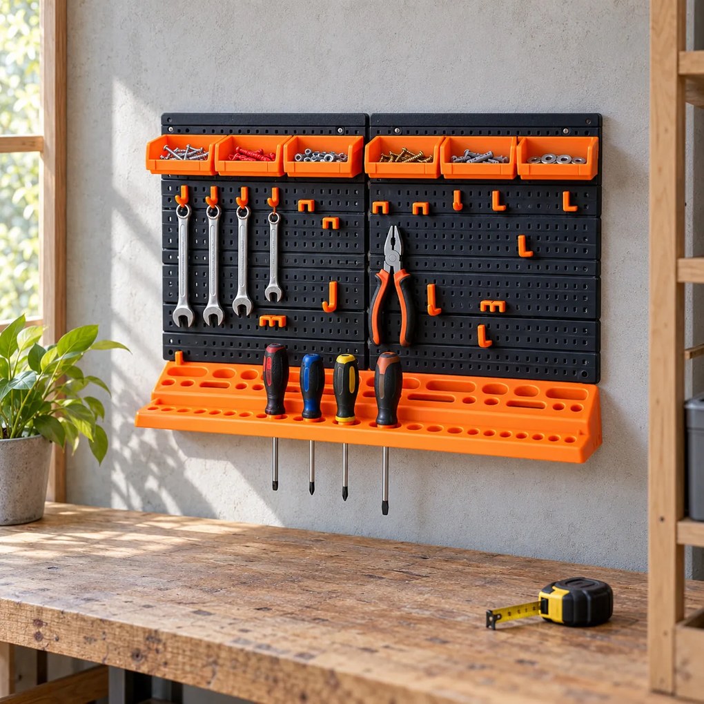 Nástěnná sada s držákem na nářadí a boxy ArtPlast 321