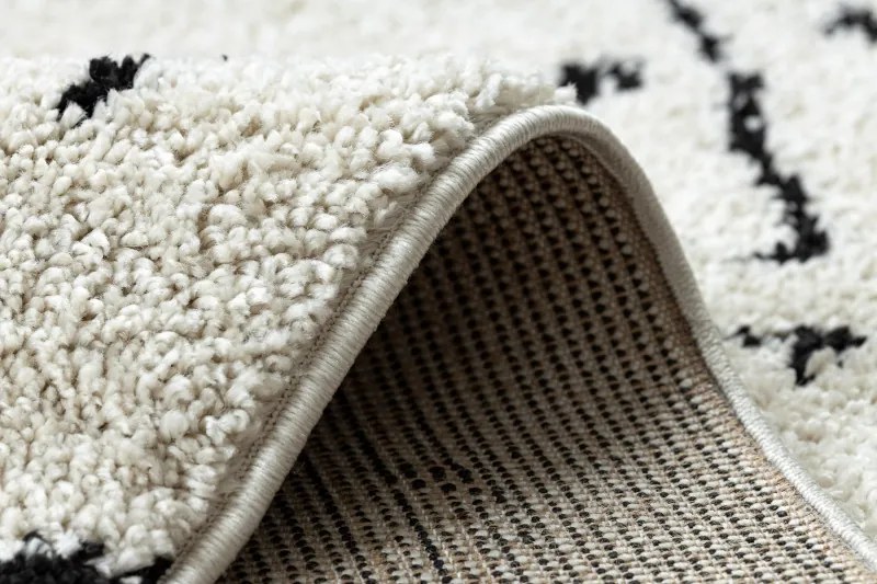 Dywany Łuszczów, Kusový koberec Berber Tetuan B751 cream, 180x270, bílá, ložnice