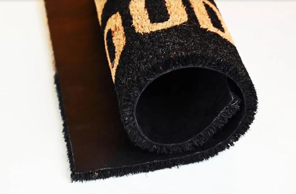 Bestent Vstupní čistící rohož PVC a Kokos 40x60cm Welcome Black