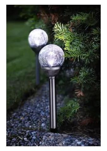 Sada 2 zahradních světel Star Trading Balls, výška 26,5 cm