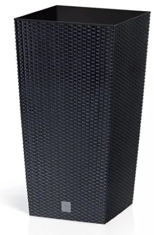 PROSPERPLAST Květináč - RATO SQUARE Rozměr: 40x40 cm, Barva: bílá
