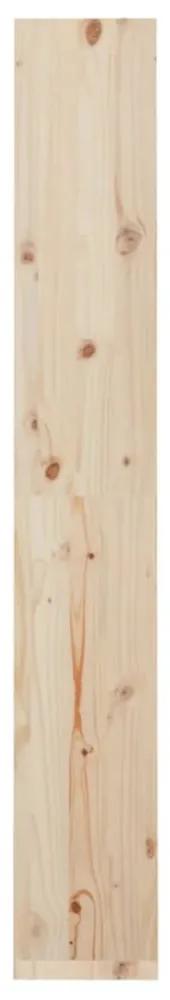 Petromila Knihovna / dělicí stěna 60 x 30 x 199,5 cm masivní borovice