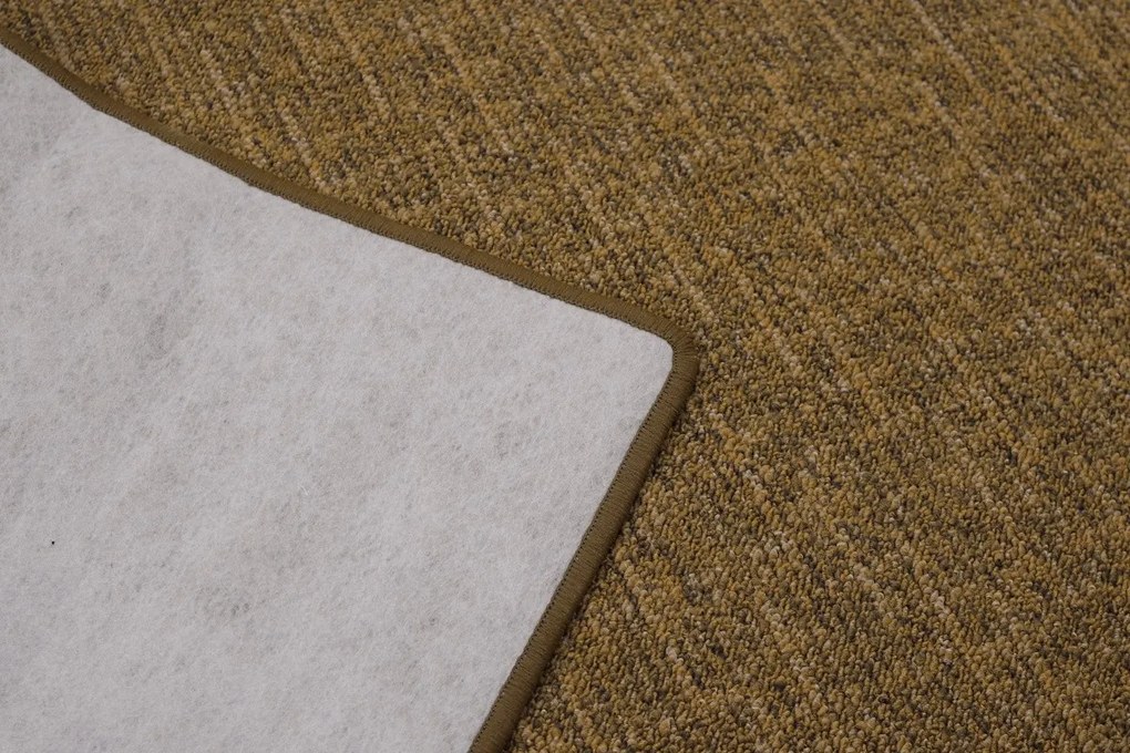 Vopi koberce Kusový koberec Alassio zlatohnědý čtverec - 80x80 cm