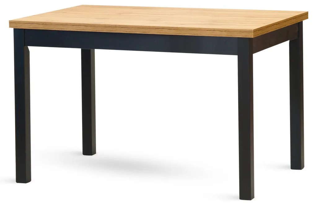 Stima Stůl W21 Rozměr: 160x80 + 40 cm, Odstín: Bílá, Odstín podnože: Černá