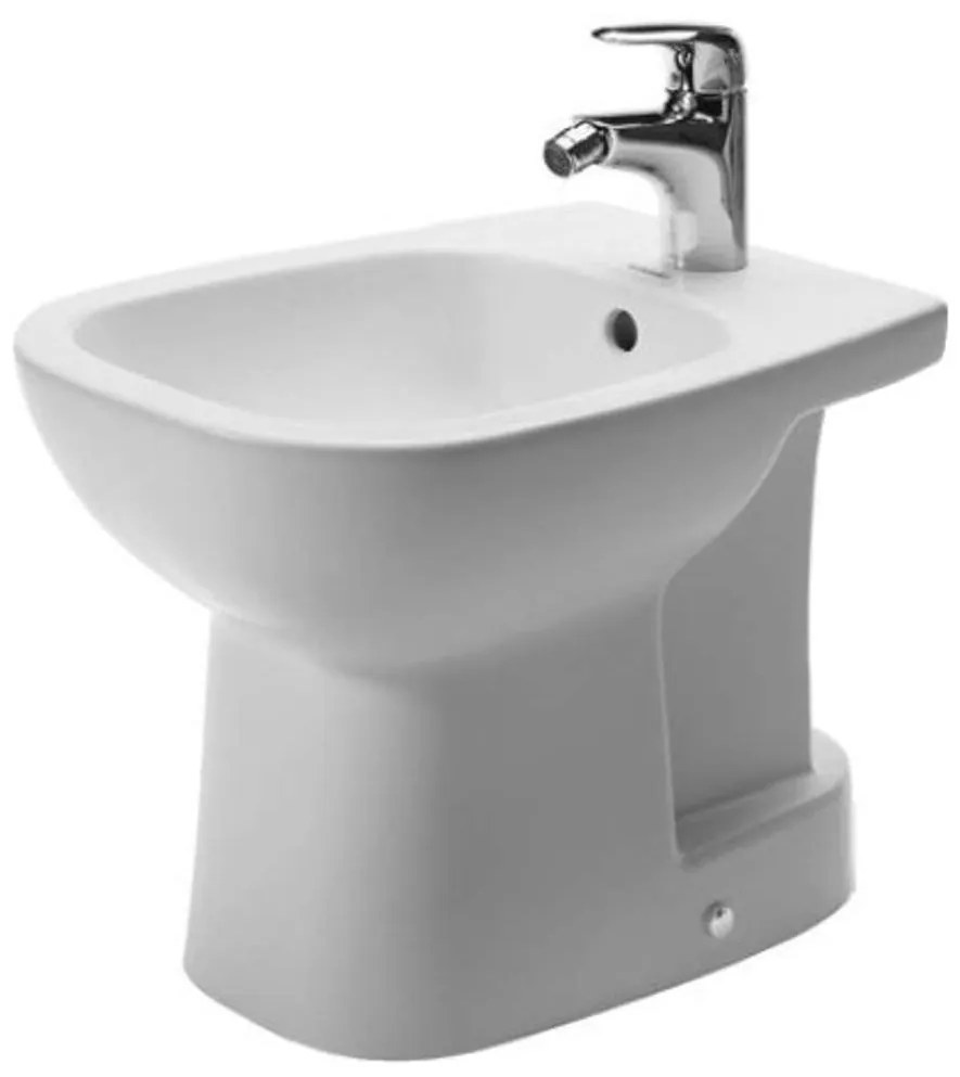 Duravit D-Code - Stojící bidet, bílá 22371000002