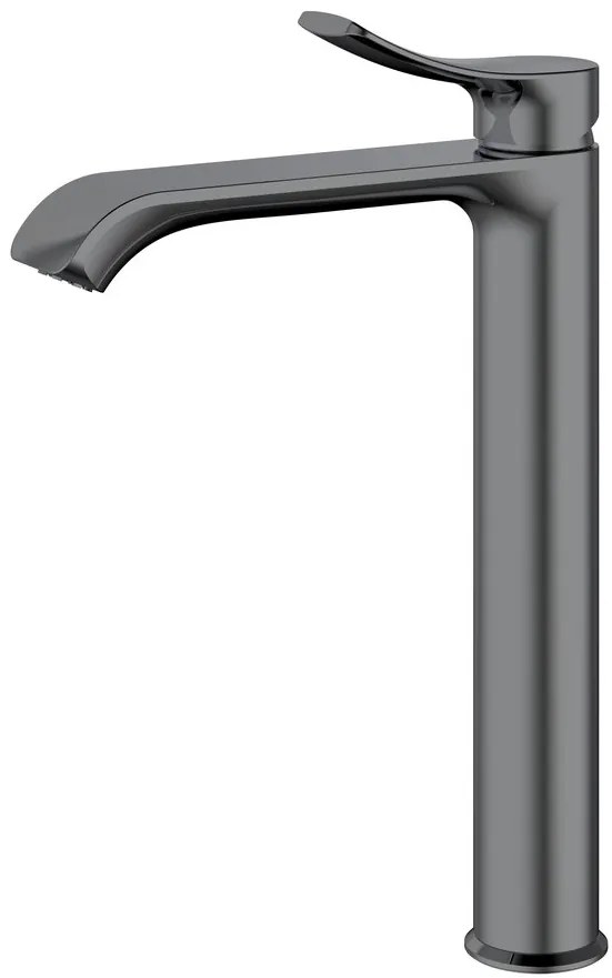 Sapho Sapho, SUGA stojánková umyvadlová baterie bez výpusti, vysoká, gun metal, TJ006GM