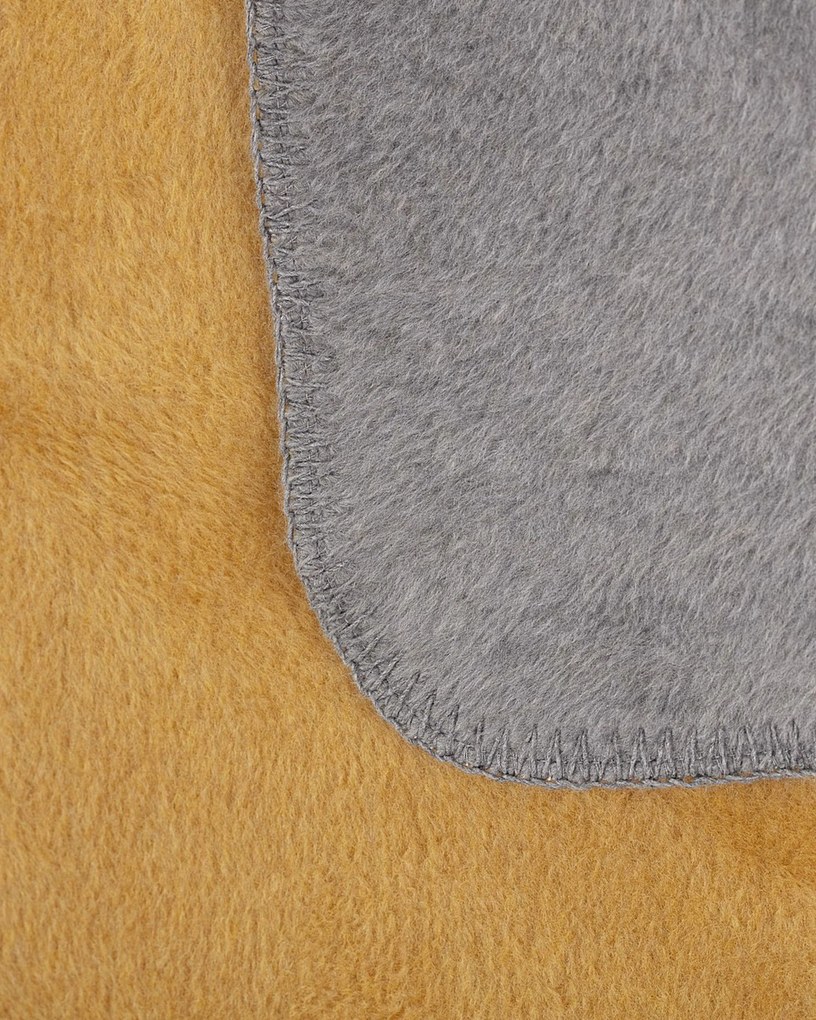 Deka Cotton Cloud 150x200cm Mustard&Grey