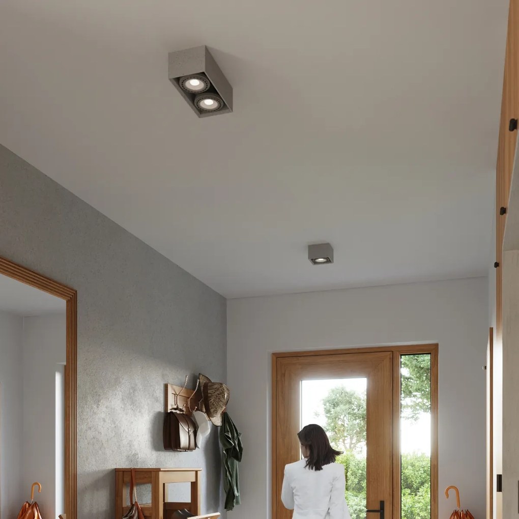 Sollux Lighting Stropní svítidlo QUATRO 2 beton