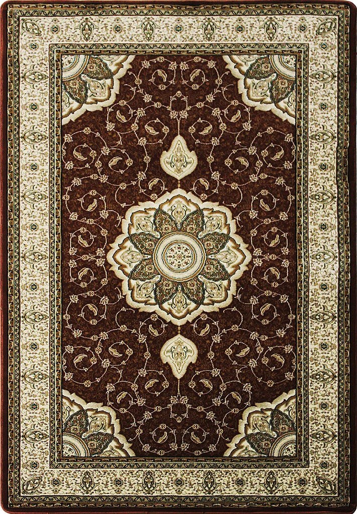 Berfin Dywany, Kusový koberec Anatolia 5328 V (Vizon), 100x200, hnědá, ložnice
