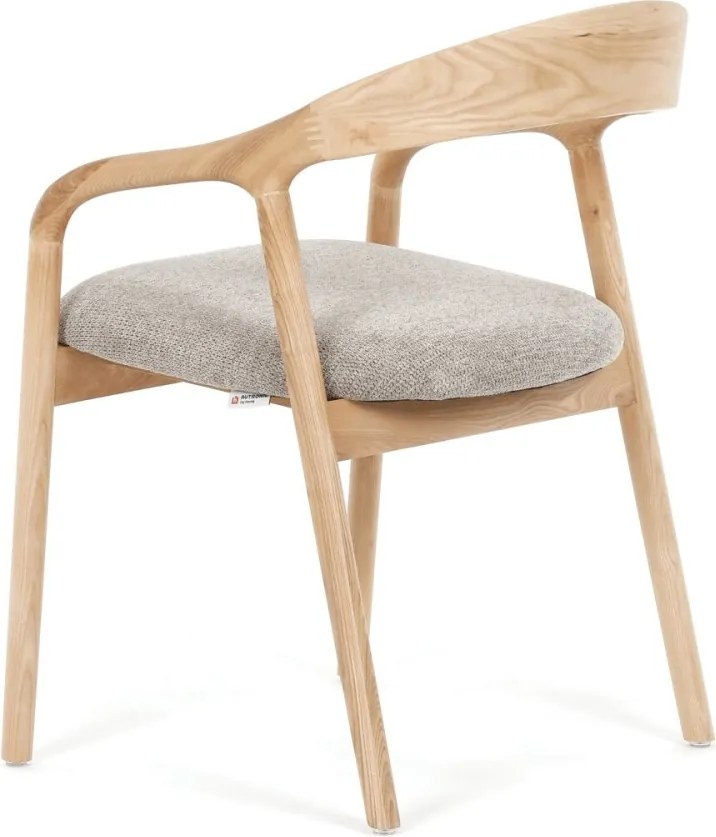 Jídelní židle DCH-V3202 CRM2, dřevo, přírodní (56 x 61) cm béžová