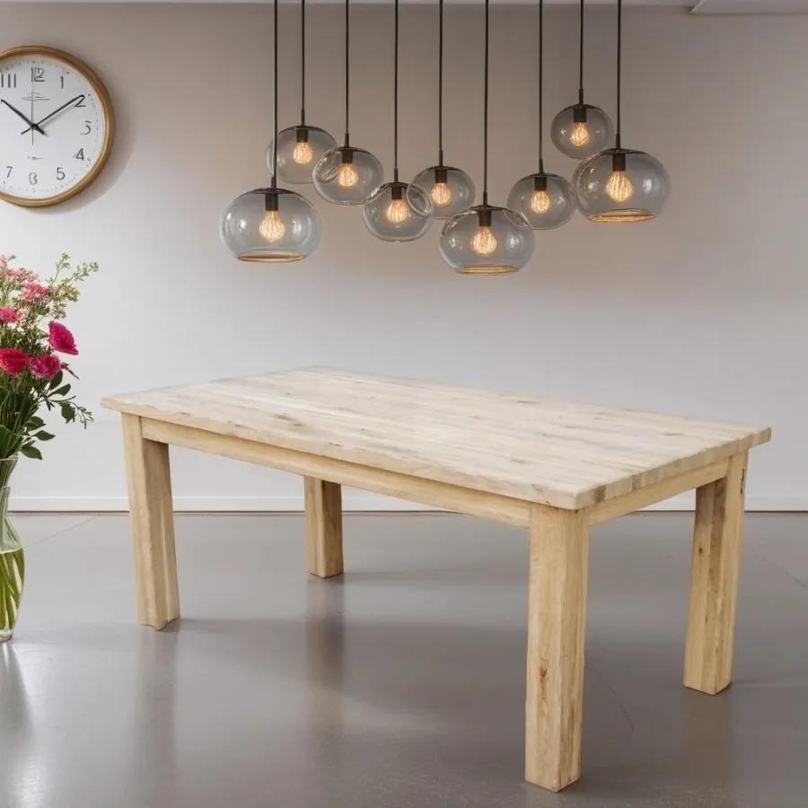 Stará Krása – Ruční výroba Jídelní stůl vyrobený z dubového masivu 170 X 80 X 76