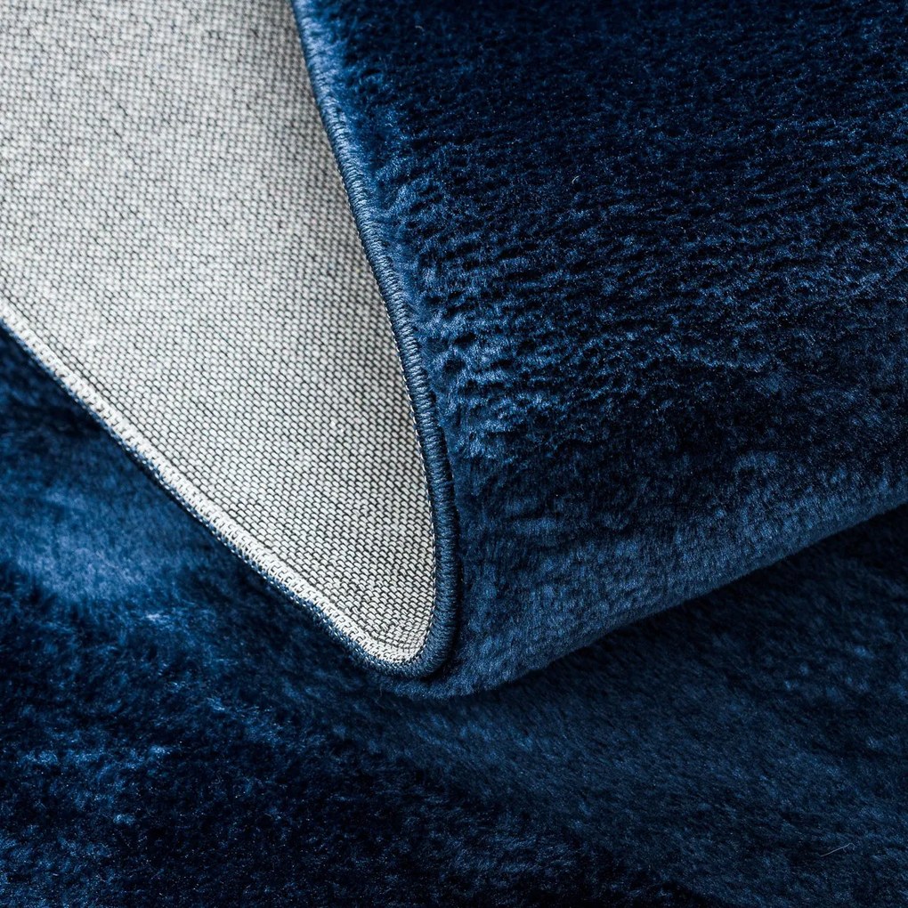 Dywany Łuszczów, Kusový koberec Visco Rabbit Dark blue 10, 200x290, modrá, dětský pokoj