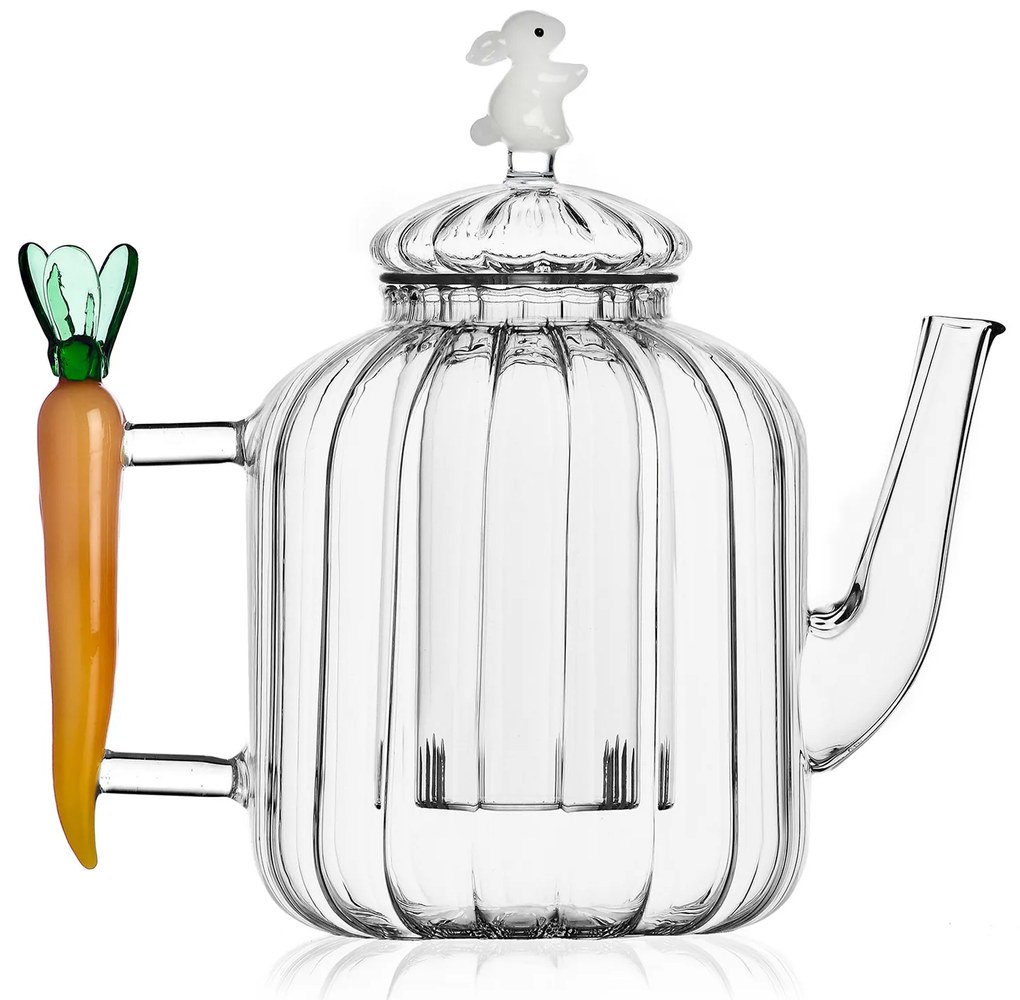 Ichendorf Milano designové konvice Teapot Optic Carrot and White Rabbit