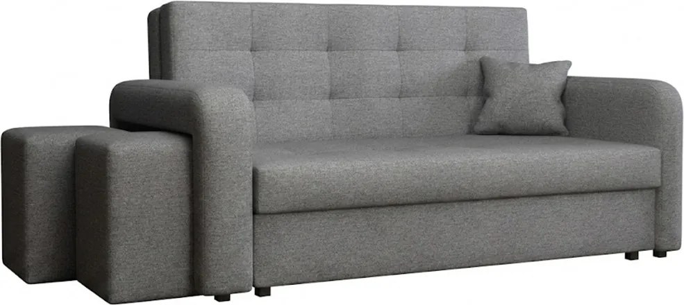 Pohovka VIVA III HOME + 2x taburet v ceně | 178 cm | LEVÁ | rozkládací + úložný prostor | VÝBĚR TKANIN