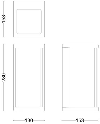 Philips - LED Venkovní nástěnné svítidlo ULYZO LED/12W/230V IP44