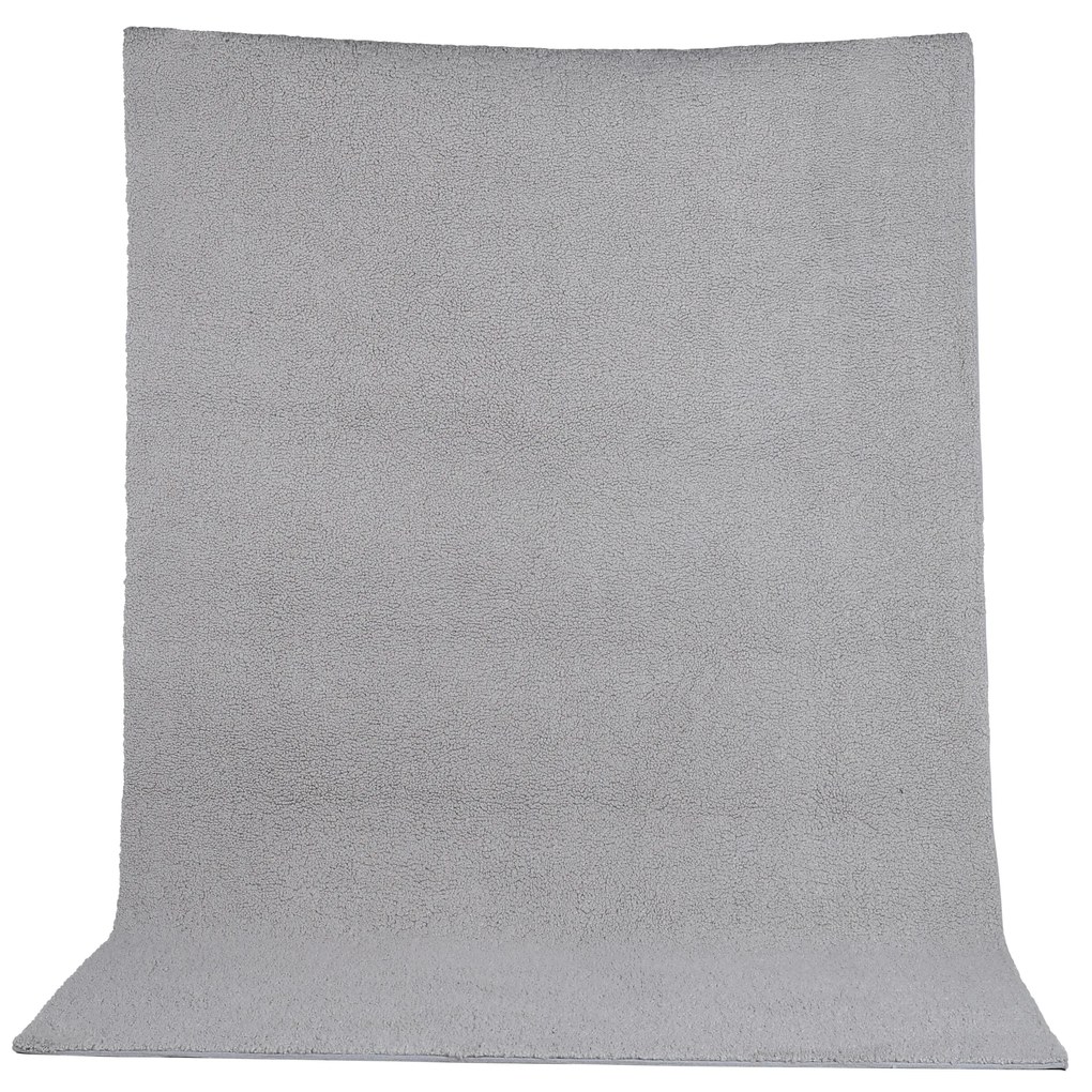 Obdélníkový koberec Teddy, šedý, 230x160