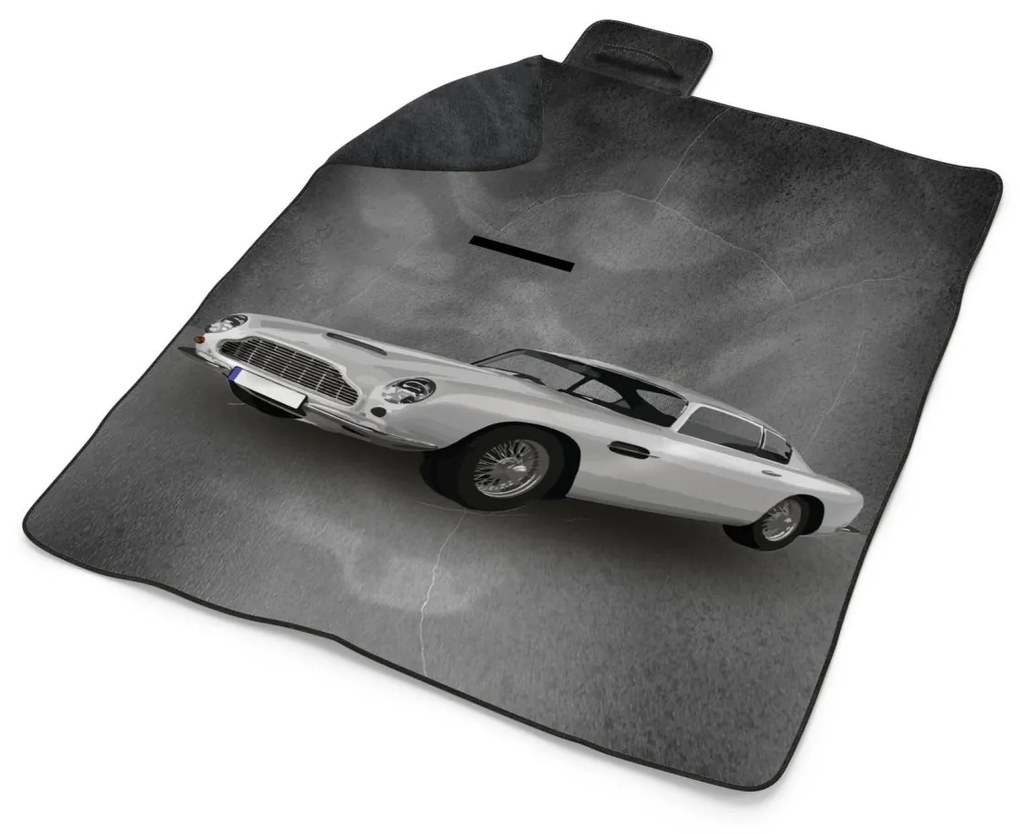 Sablio Plážová deka Aston Martin Tmavé pozadí: 200x140 cm
