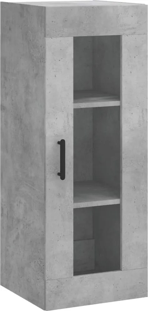 Skříň highboard betonově šedá 34,5x34x180 cm kompozitní dřevo 3199373