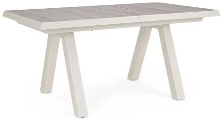 BIZZOTTO Rozkládací zahradní stůl KRION 163-203x93 cm světlý