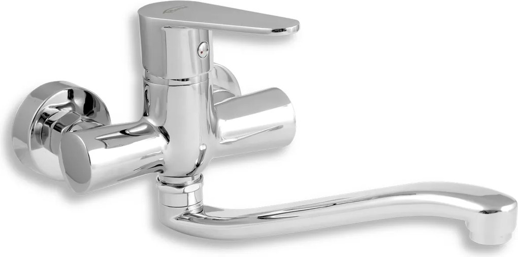 Novaservis Titania Fresh Umyvadlová baterie nástěnná 100 mm, chrom, 96074,0