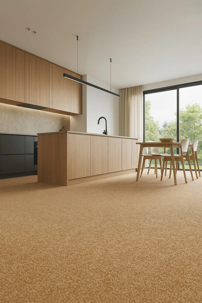 Vopi, AKCE: 70x400 cm Kusový koberec Eton béžový 70 - neúčtujeme odřezky z role - obšitý ze všech stran, šíře, béžová, filc, kancelář