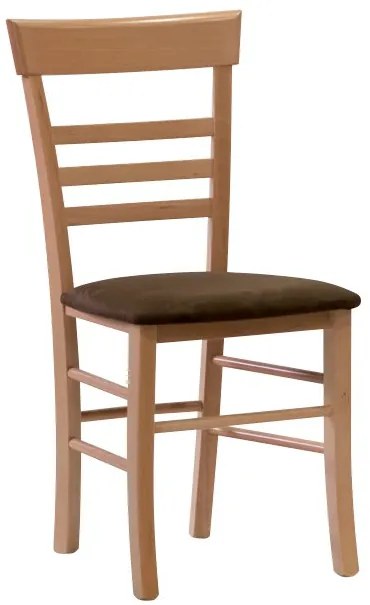 Stima Dřevěná jídelní židle SIENA látka | Sedák: mystic rosso 56,Odstín: buk