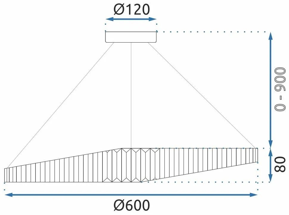 Toolight Závěsné svítidlo APP1064-1CP