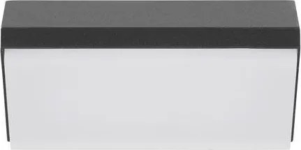 NV 9492610 Venkovní nástěnné svítidlo ZENON antracitový hliník a matný akryl LED 10W 3000K 220-240V 114st. IP65 - NOVA LUCE