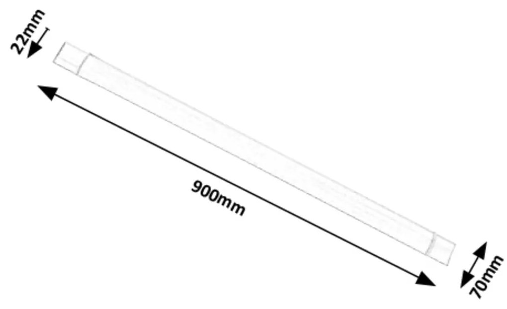 Rabalux LED svítidlo pod kuchyňskou linku Batten Light 30W | 2400lm | 4000K | IP20 | 90cm