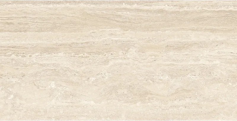 Mexen Neo Travertino Matná rektifikovaná glazovaná gresová dlaždice Crema G1, podlahová a nástěnná 120 x 60 cm
