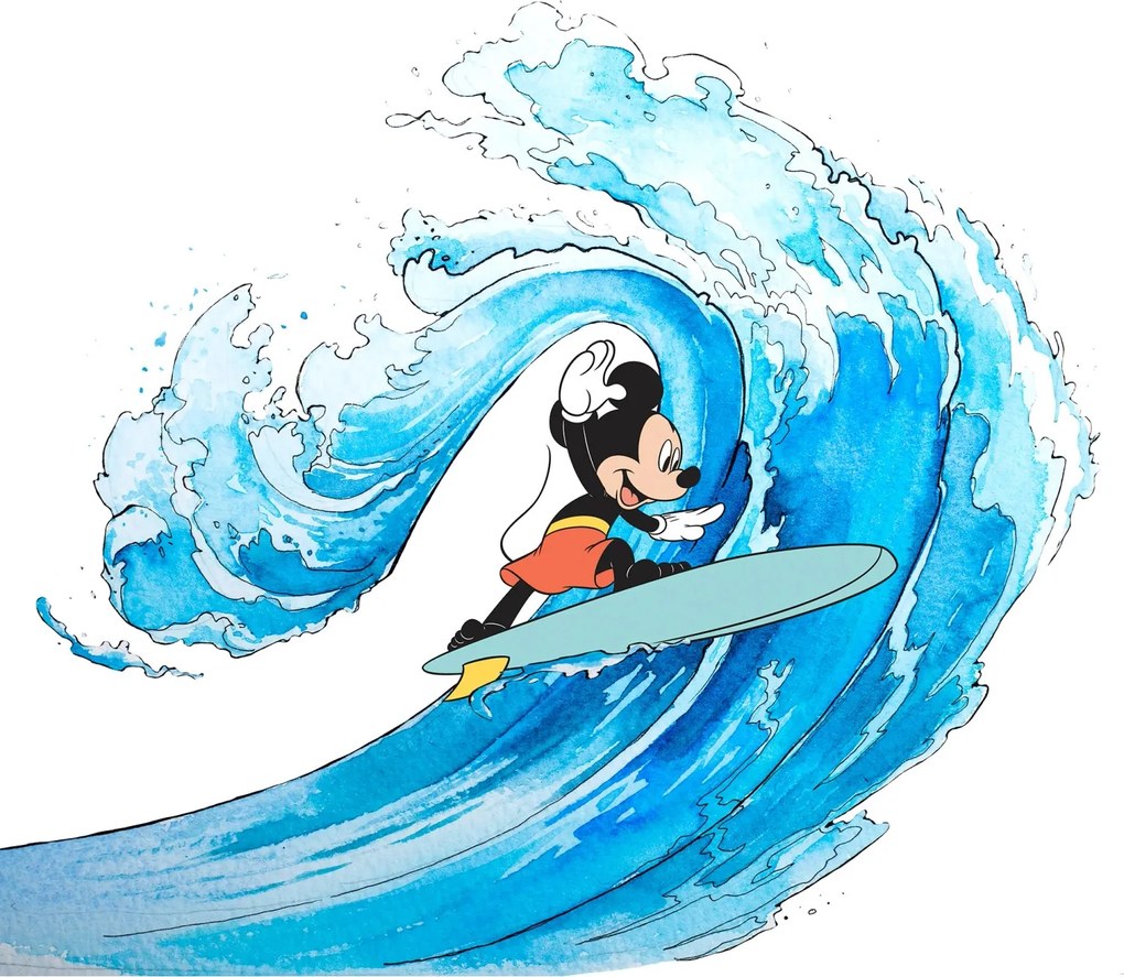 Komar Vliesová fototapeta Mickey Surfing 300 x 280 cm