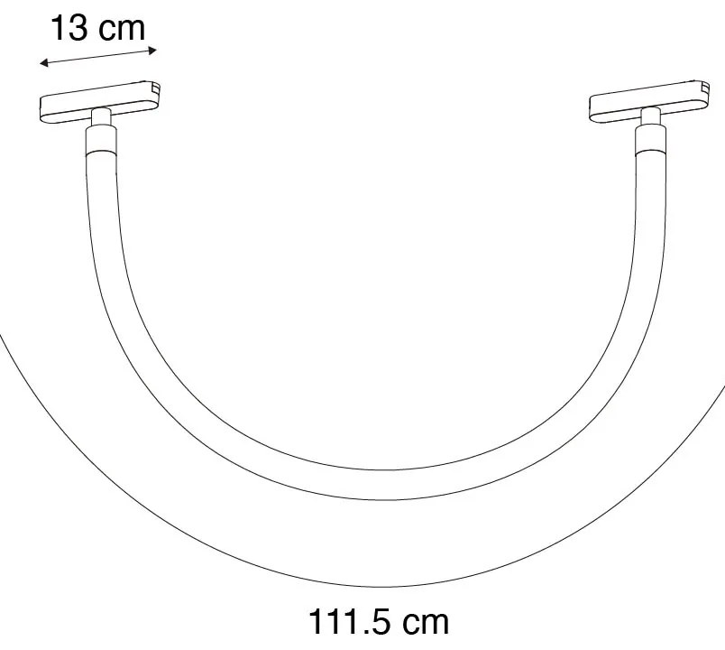 Moderní bílé závěsné svítidlo pro jednofázový kolejnicový systém 8W 3000K - Magnetic Tautau