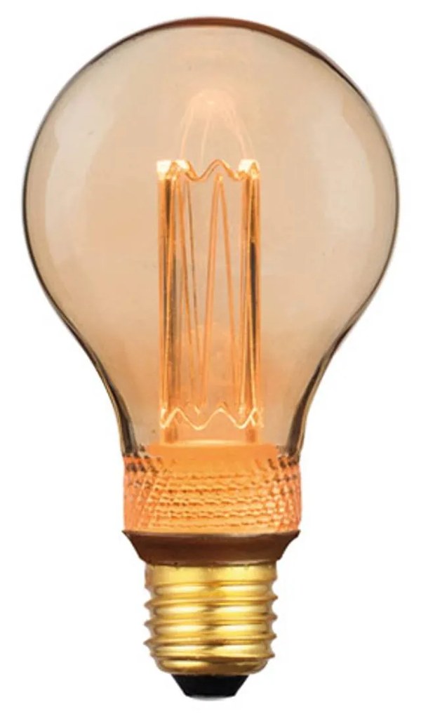 LED žárovka E27 5W, teplá bílá, zlatá, 14cm