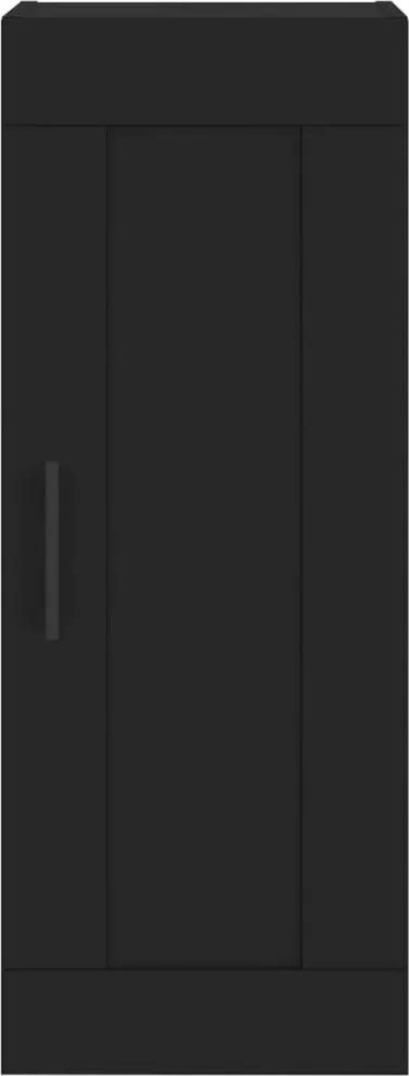vidaXL Skříň highboard 34,5 x 34 x 180 cm kompozitní dřevo [3200346] Barva: Černá