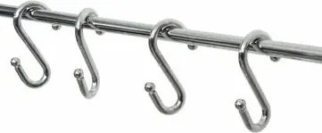 Compactor Bestlock Magic Samolepicí závěsná kuchyňská tyč s 8 háčky ch