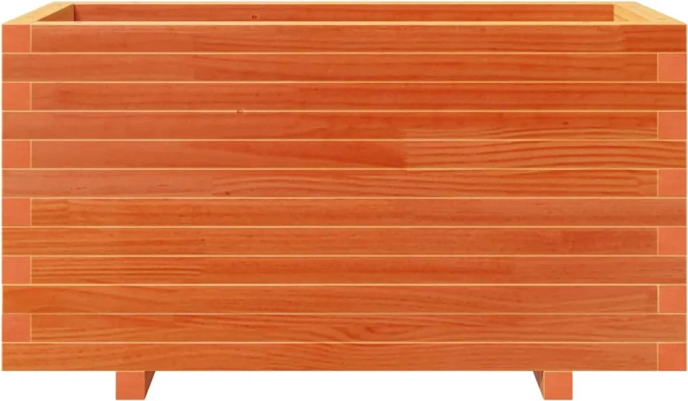 Zahradní truhlík voskově hnědý 90x40x49,5 cm masivní borovice 3282556