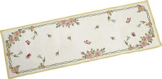 Villeroy & Boch Spring Fantasy běhoun na stůl New flowers, 32 x 96 cm