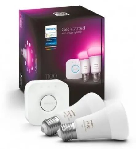 Philips Základní sada Philips Hue WACA 2xE27/9W/230V 2000-6500K + zařízení k propojení P4789