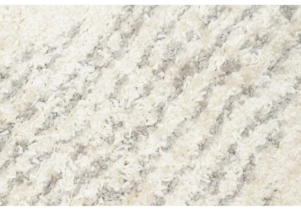 Kusový koberec shaggy Pelta krémový 140x200cm