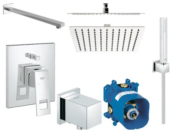 Sprchový set podomítkový GROHE EUROCUBE bez termostatu 30 CM