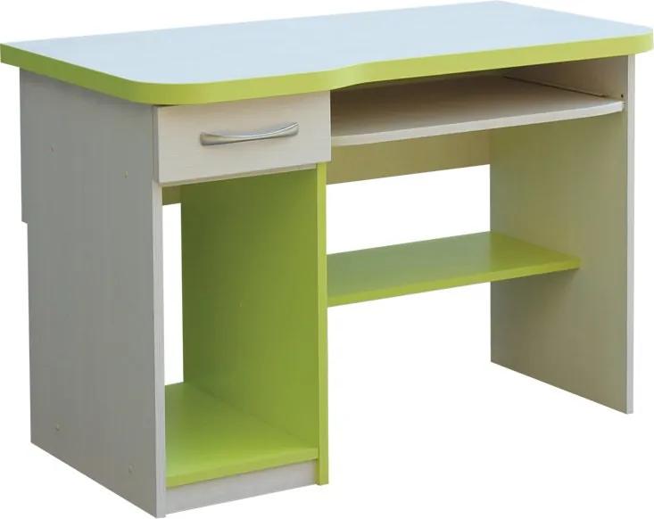 Bradop Dětský počítačový stůl FRED C006 | Provedení: DBG - DUB BORDEAUX GRAFIT