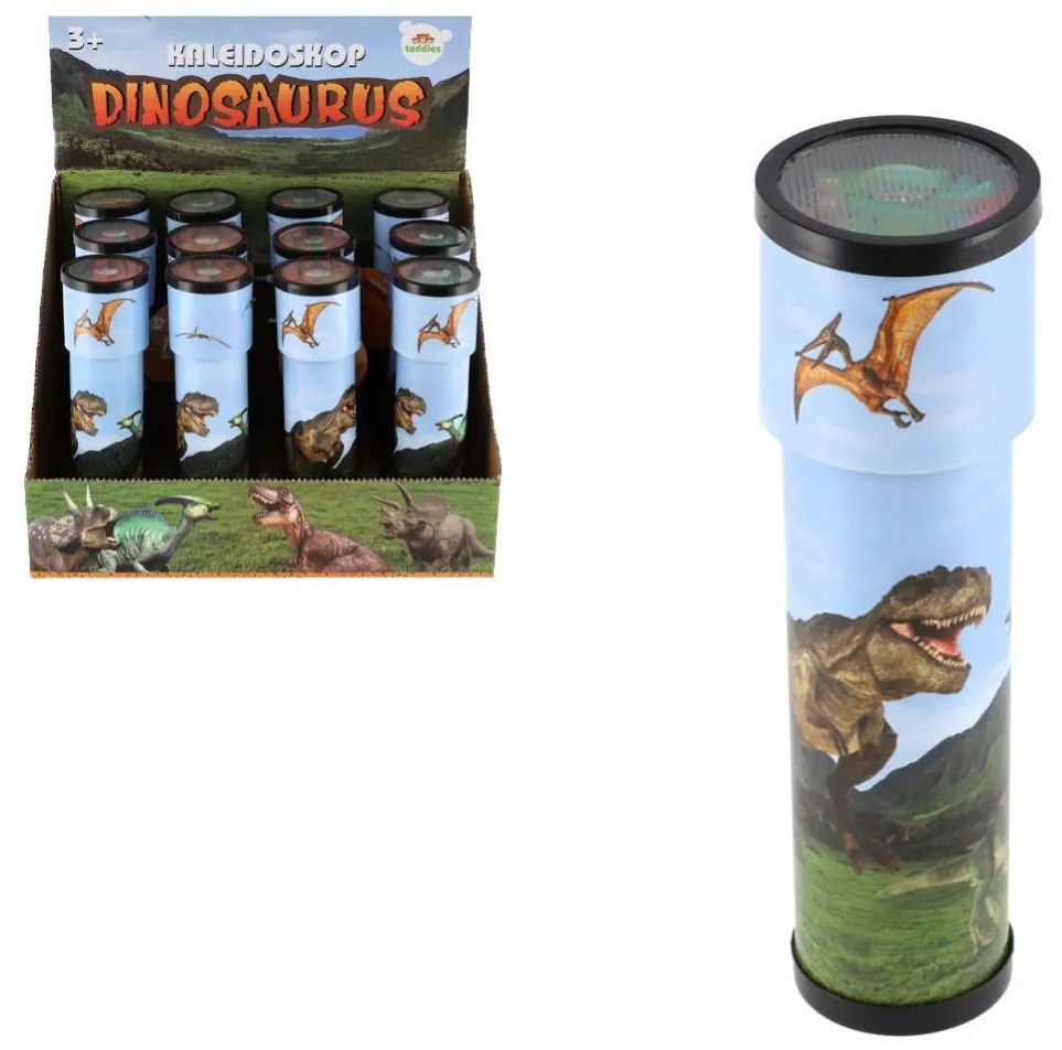 Kaleidoskop - Krasohled Dinosaurus plast 16,5cm (1 ks)