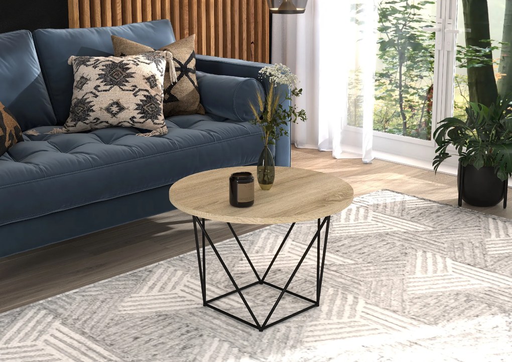 ADRK Furniture Konferenční stolek LIAM CT-LIA-B-S