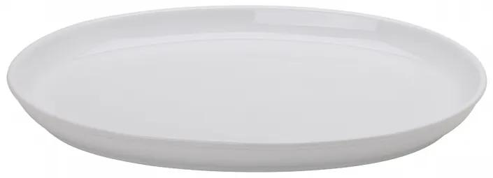 Mělký talíř bílý 45 x 30 cm – Elements (492052)