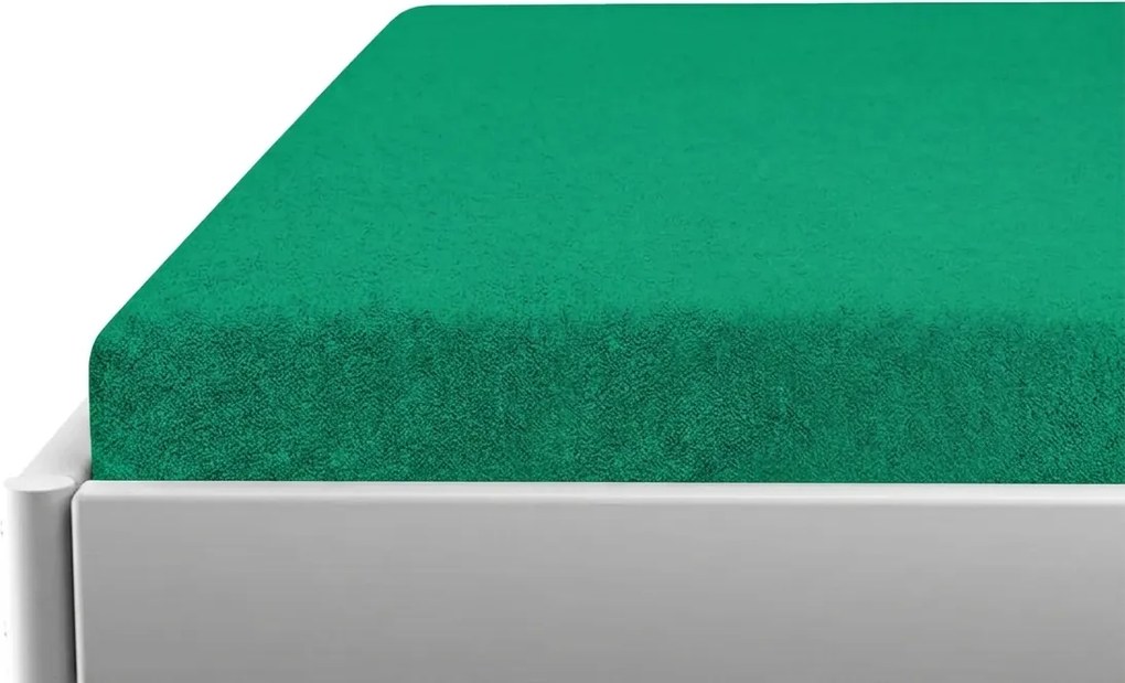Froté prostěradlo do dětské postýlky PREMIUM 60x120 cm mentolové