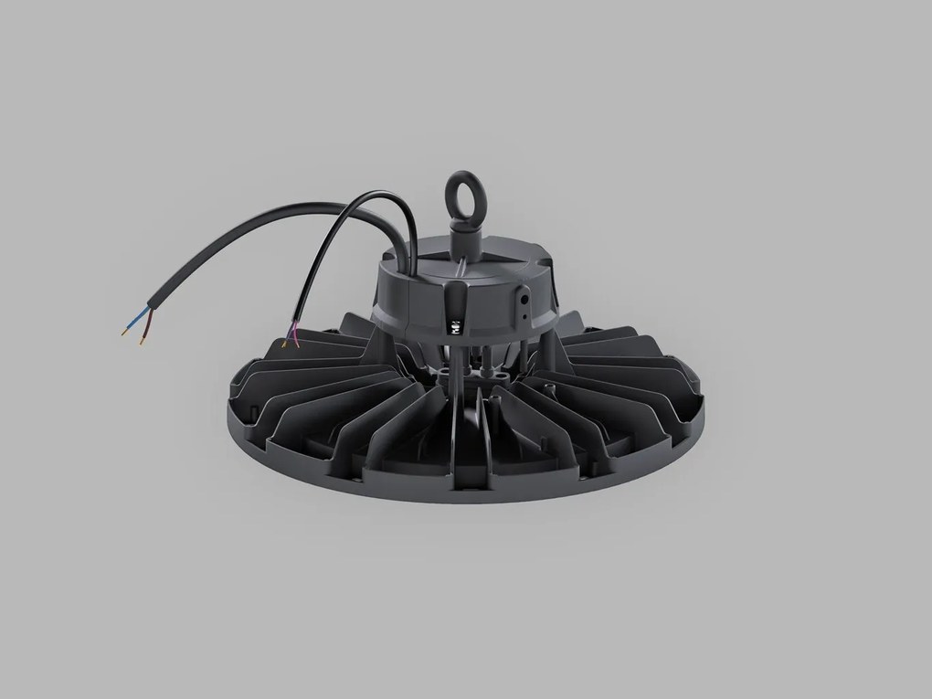 LED2 3450753DA AKCE - LED2 Závěsné svítidlo HBAY PRO 0-10V 100-200W 3000K/4000K/5000K IK08 IP65 černá - LED2 Lighting