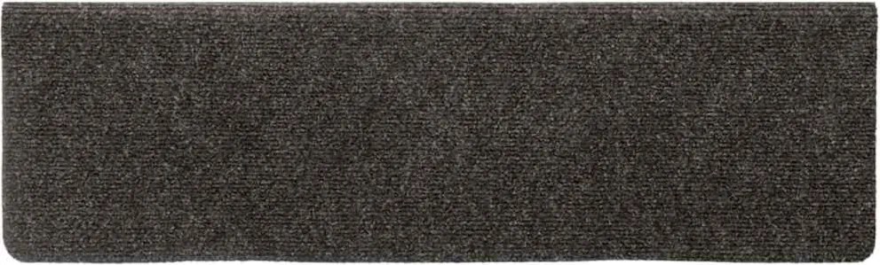 Schodové rohože samolepicí 20 ks 65 x 21 x 4 cm antracitové s obdélníkovým okrajem 3365720