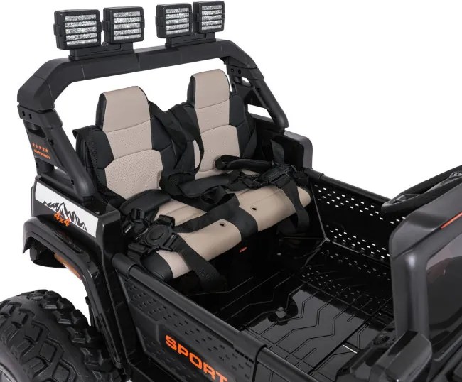 Elektrické autíčko Extreme Sport 4x4 černé